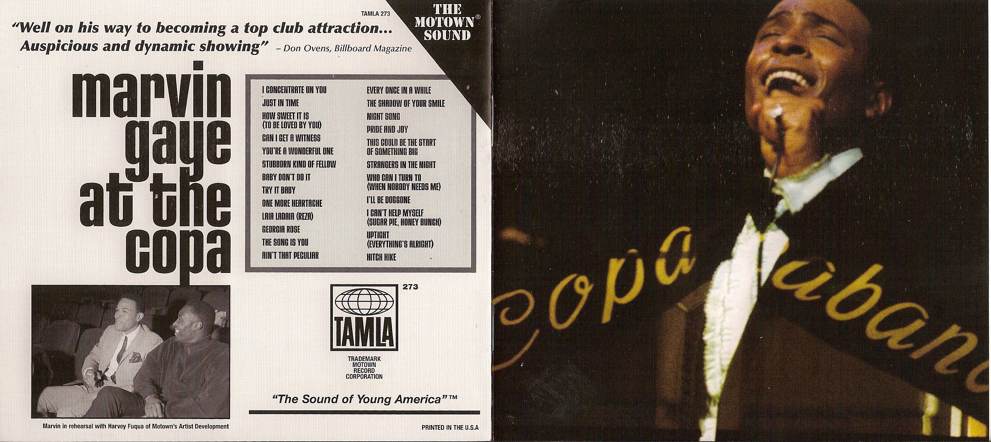 Marvin Gaye At The Copa : Booklet 1 | CD Covers | Cover Century | Over ...